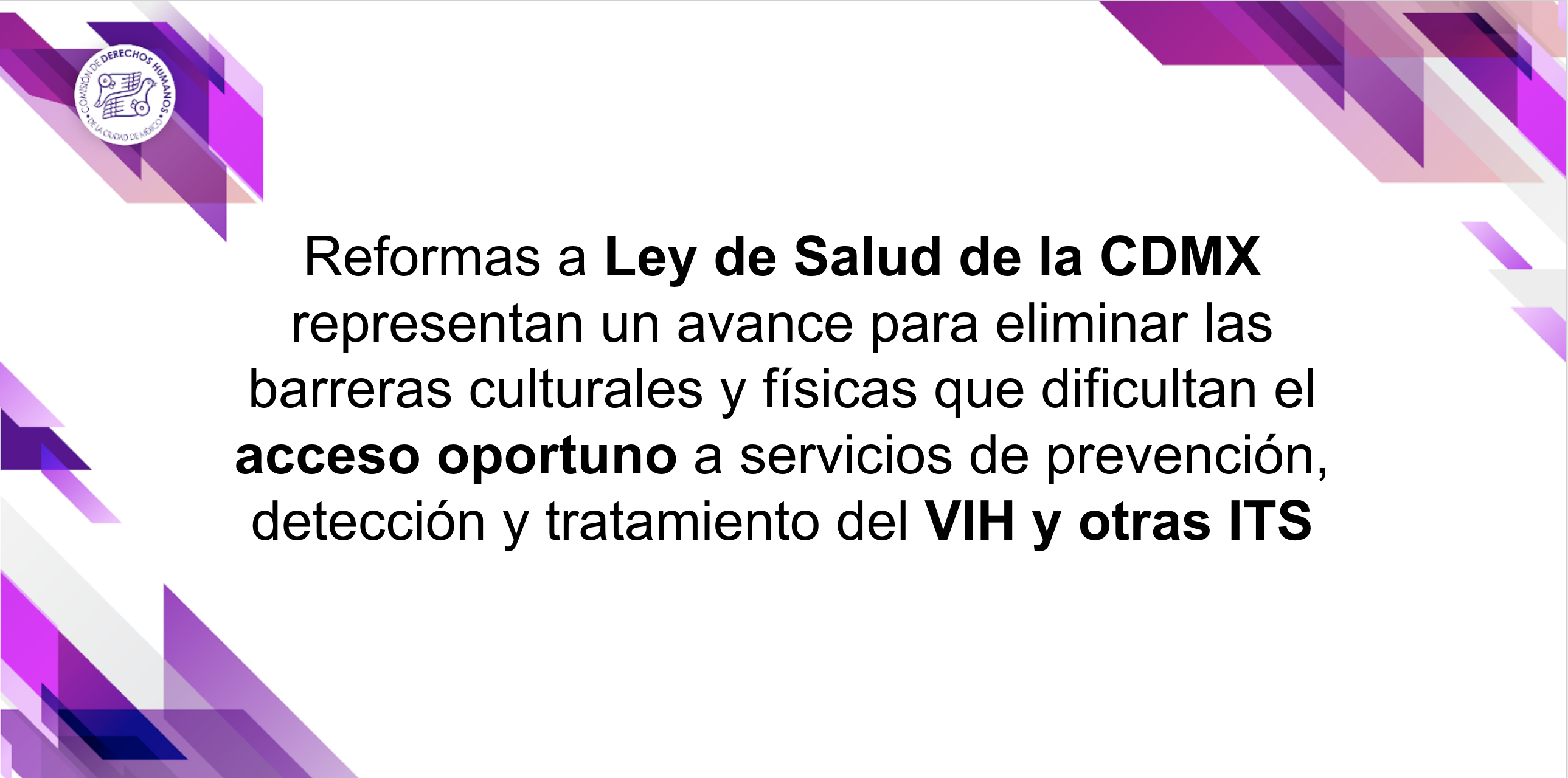 Reformas A Ley De Salud De La Cdmx Representan Un Avance Para Eliminar