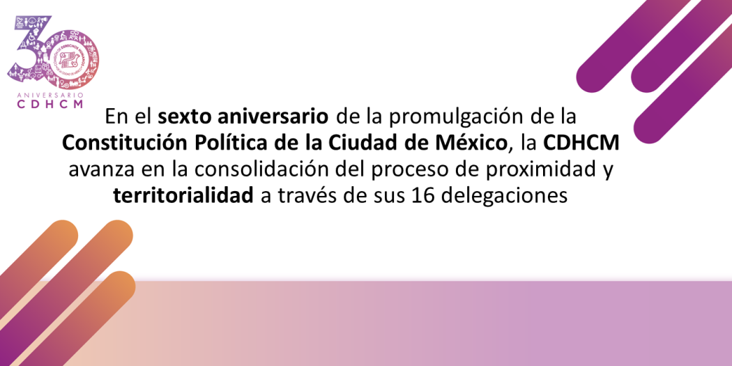 En el sexto aniversario de la promulgación de la Constitución Política ...